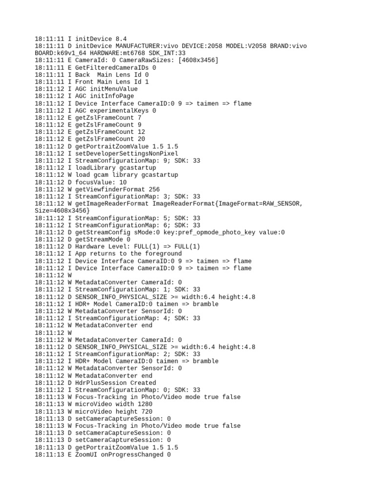Log 20241118 | PDF | Mobile Software | Computing