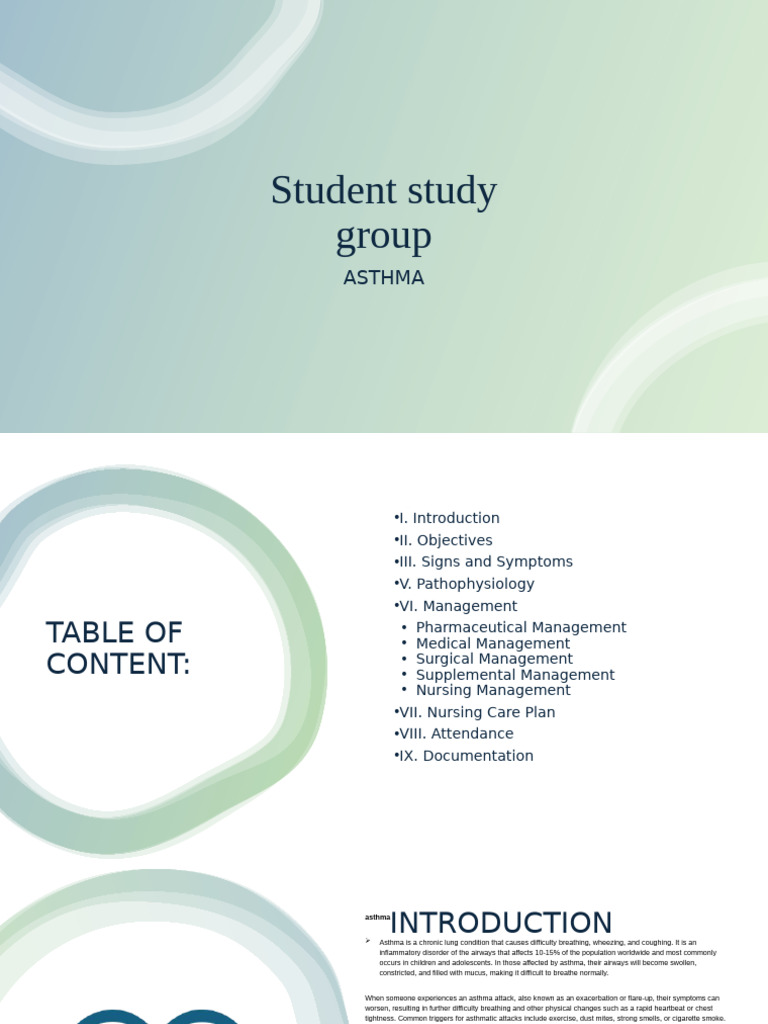 CHN Powerpoint | PDF | Asthma | Allergy