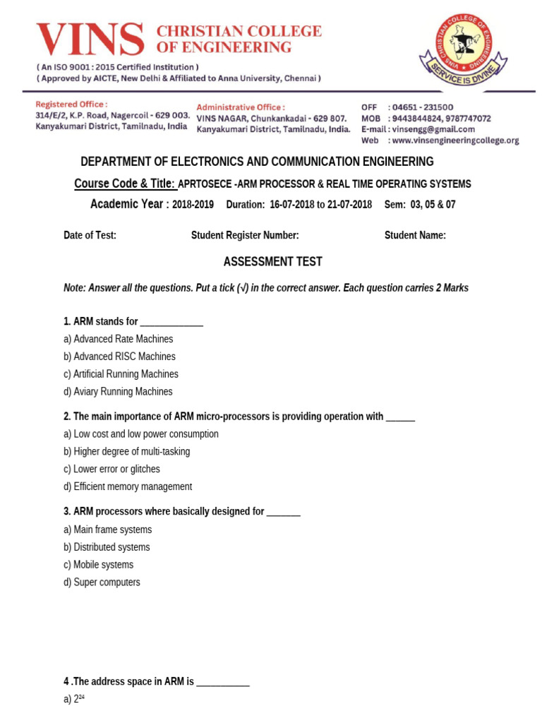 UPDATED ARM PROCESSOR | PDF | Central Processing Unit | Digital Electronics