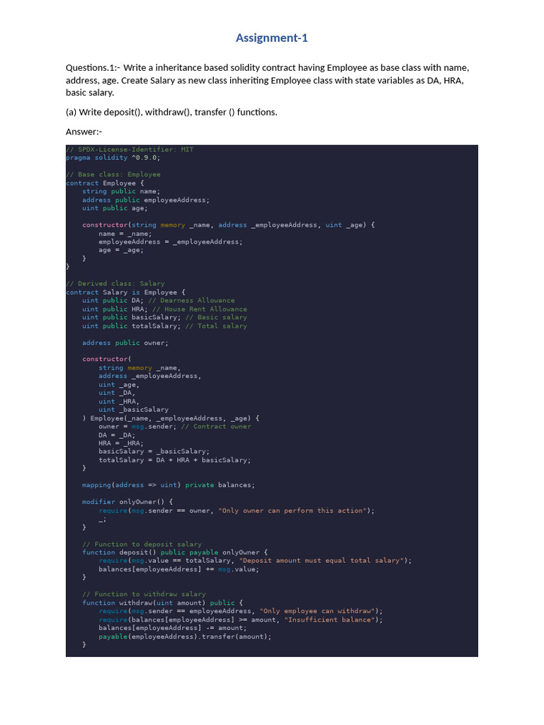 Blockchain Assignment1 NaveenSingh49 | PDF | Computer Programming | Software Engineering