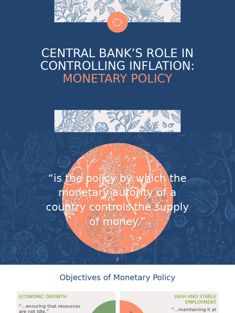Central Bank's Role in Controlling Inflation | PDF | Monetary Policy ...