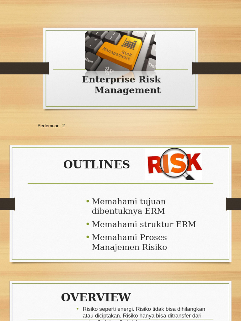Pertemuan 2-Enterprise Risk Management | PDF | Bisnis