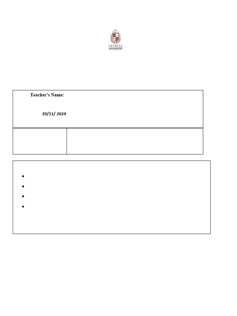 English LP Week 12.docx Chaimae | PDF | Lesson Plan | Pedagogy