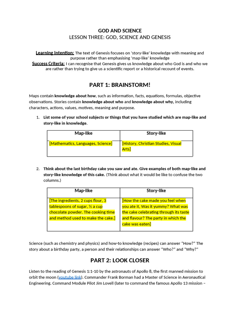 3 God, Science and Genesis | PDF | Genesis Creation Narrative | Adam