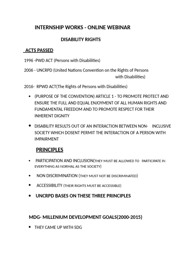 Disability Rights | PDF
