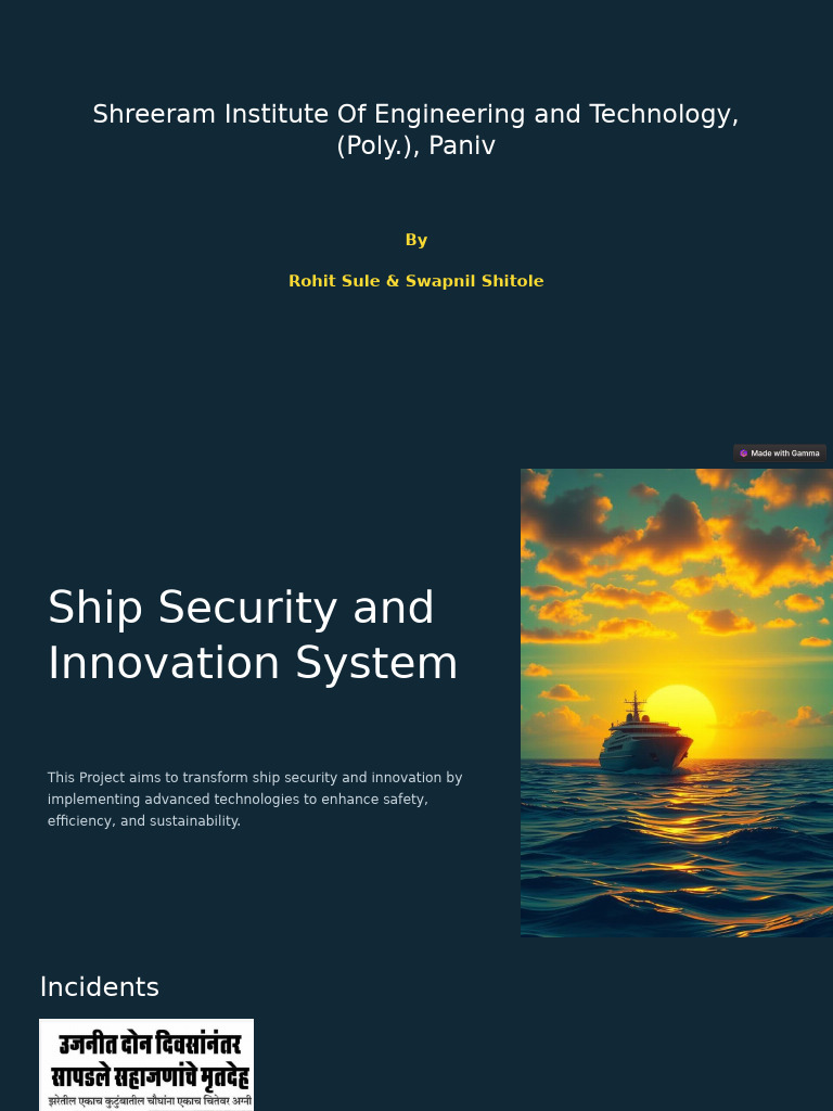 Shreeram Institute of Engineering and Technology Poly Paniv | PDF | Gyroscope ...