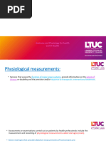 Importance of Physiological Measurements | PDF | Blood Pressure | Pulse