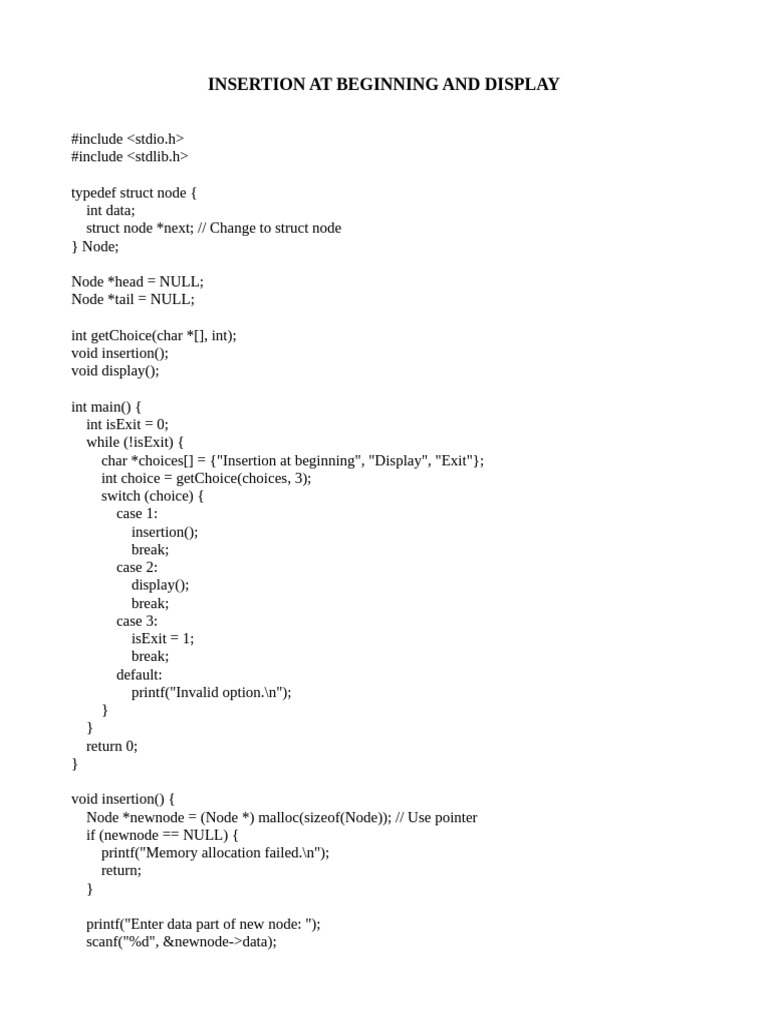 Insertion at Beginning Edited | PDF