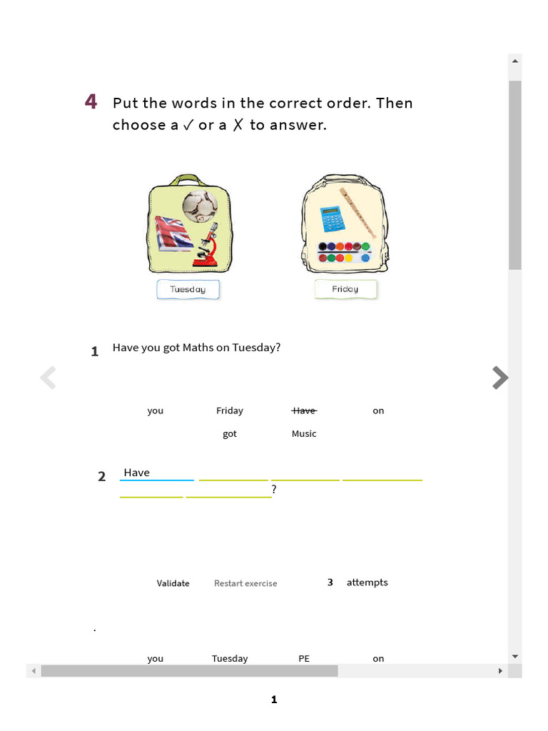 Go 3 Activity Book Unit 2 | PDF