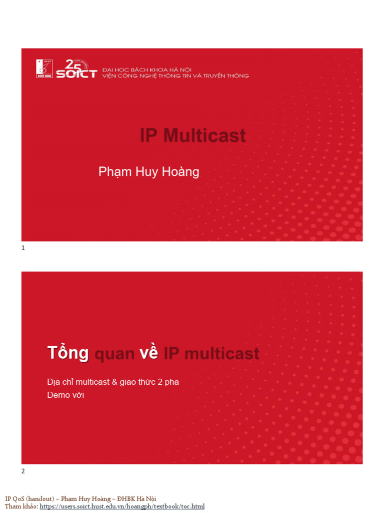 Lec 4 IP Multicast | PDF