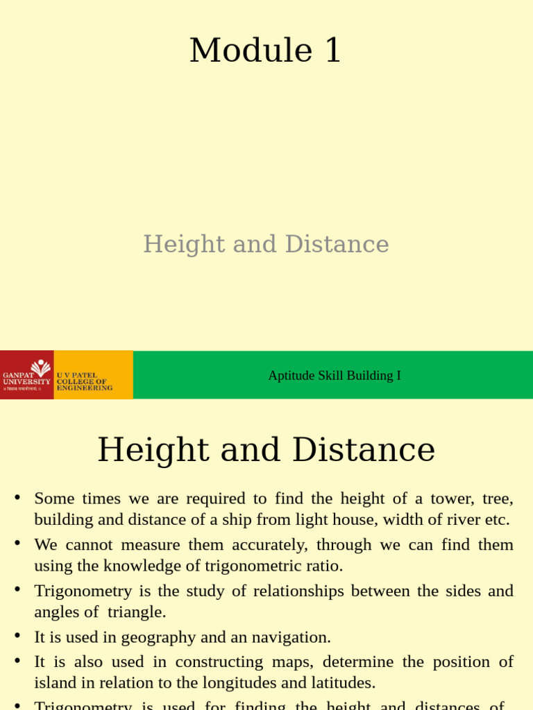 Module 1 | PDF | Trigonometry | Trigonometric Functions