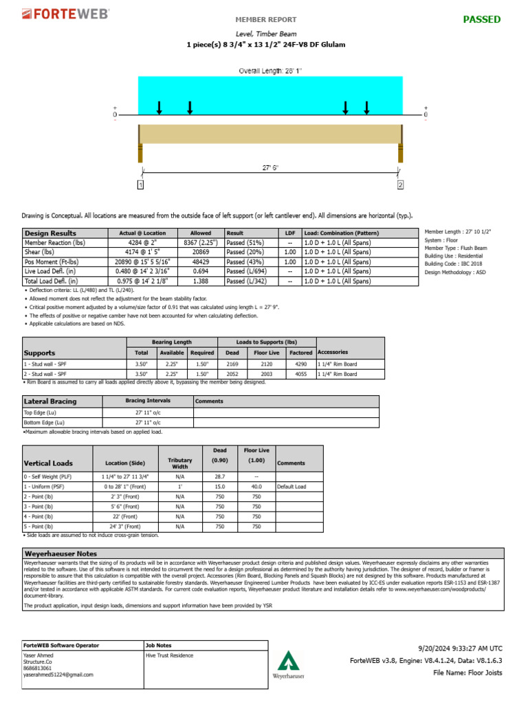 Floor Joists - Timber Beam | PDF | Beam (Structure) | Structural Engineering