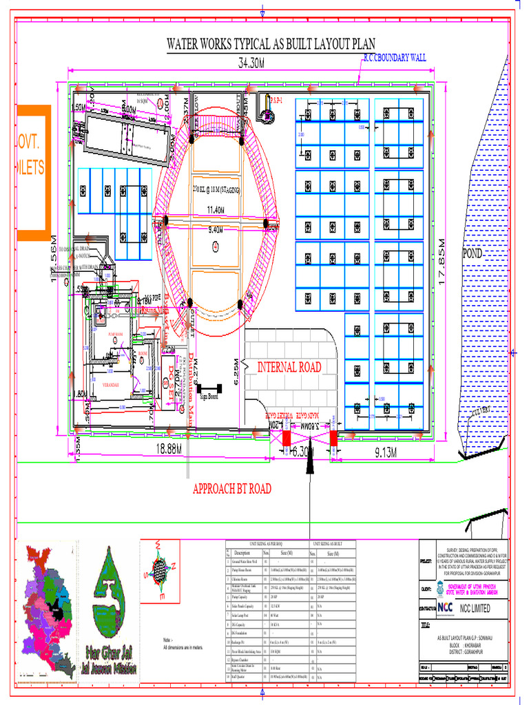 AS BUILT - LAYOUT PLAN - SONWAU - G.P .DWG - A3-A3 | PDF | Equipment ...