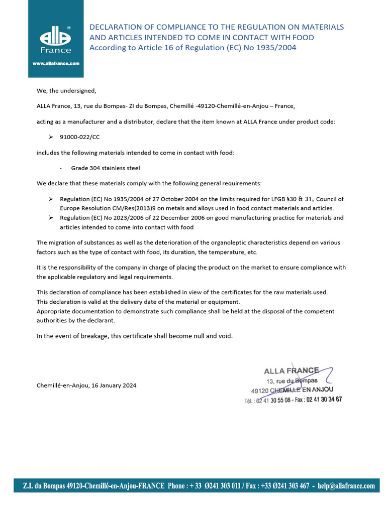 ALIM 91000 022 CC Ca Bleu - EN | PDF