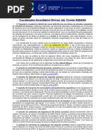 Calendario académico-UJA 2025 2026 Aprobado | PDF