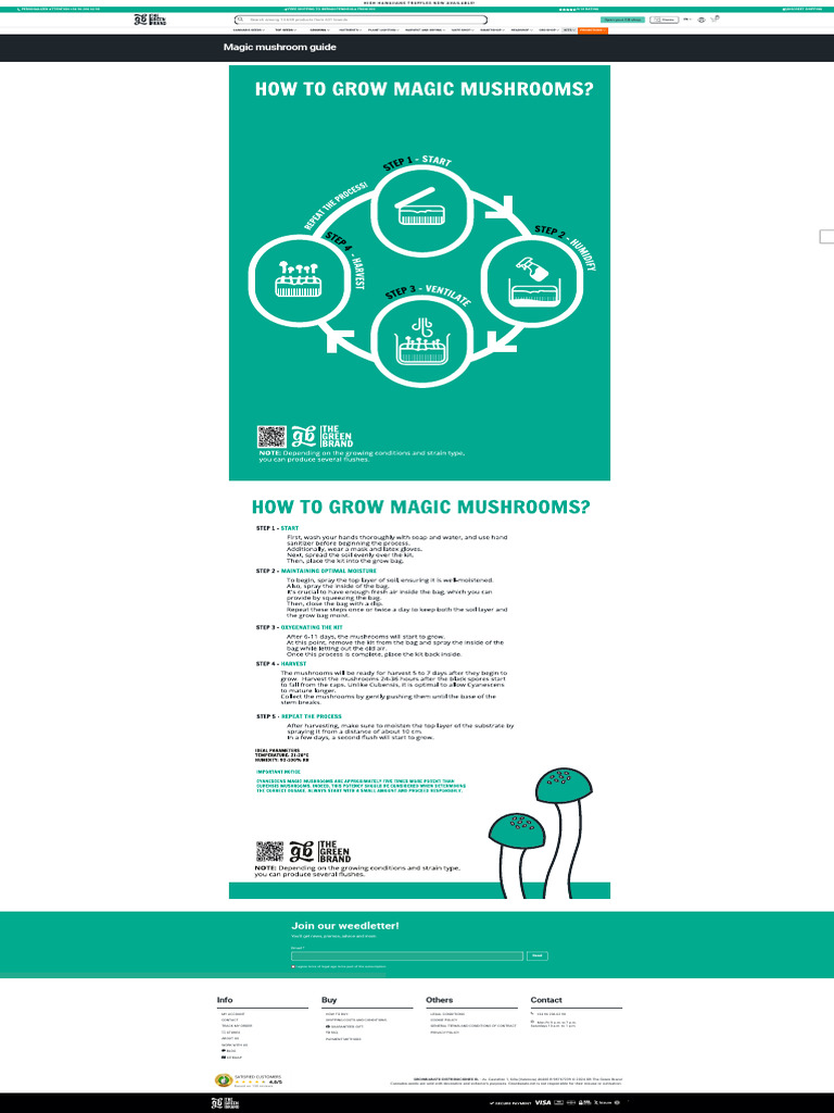 Magic Mushroom Guide | PDF | Ethnobotany | Cannabis