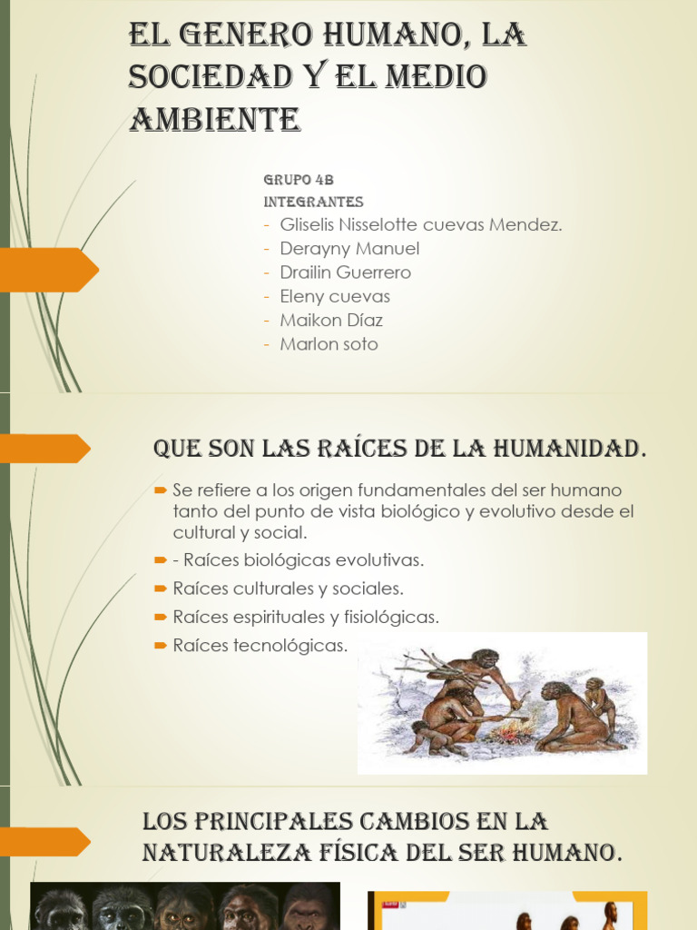 El Genero Humano, La Sociedad y El | PDF | Relaciones personales ...