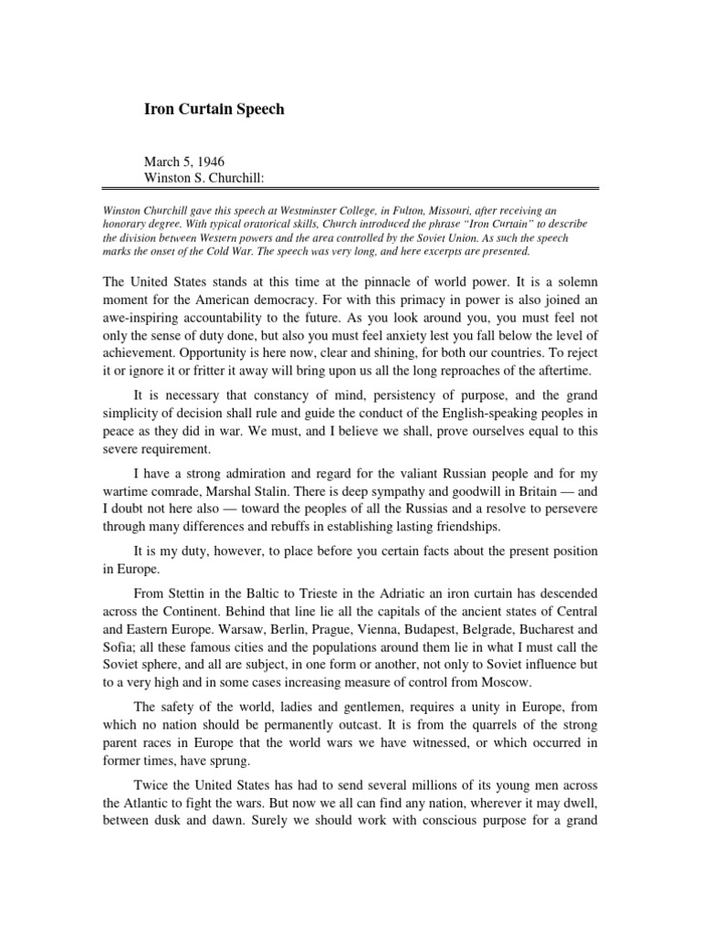 Iron Curtain | PDF | Iron Curtain | Soviet Union