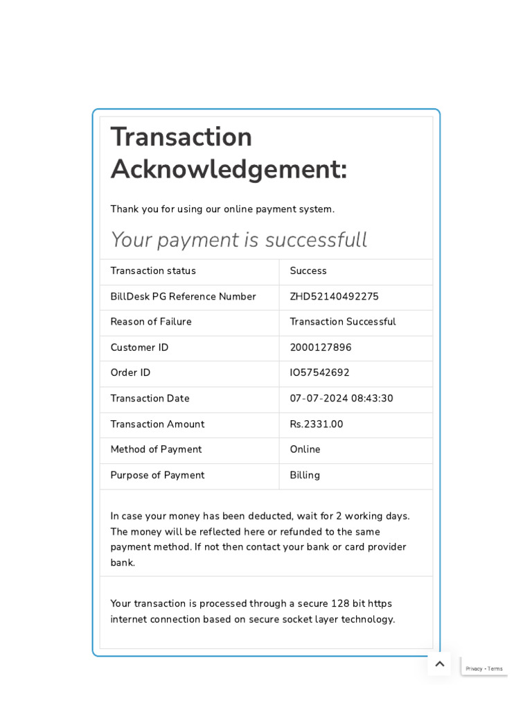 Transaction Acknowledgement - IOAGPL | PDF | Law