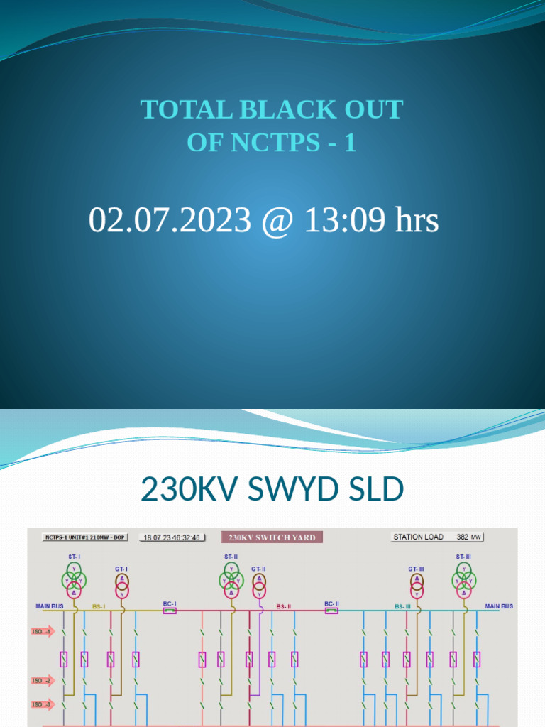 NCTPS-1 Total Blackout Report | PDF | Electrical Grid | Electric Power ...