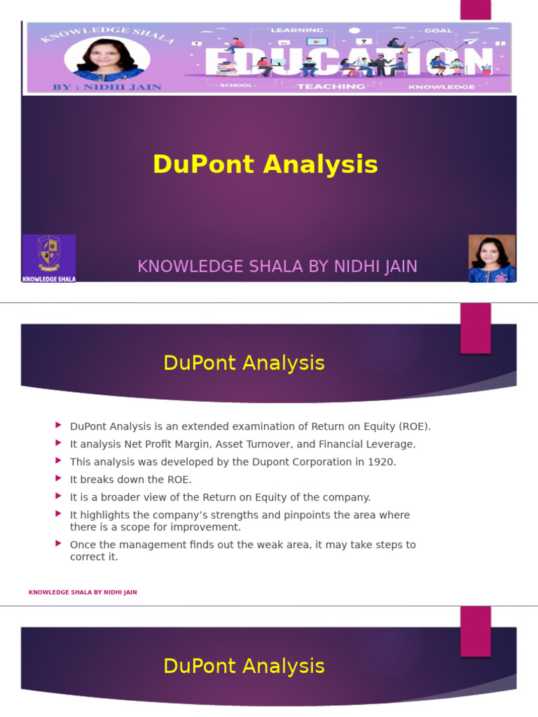 DuPont Analysis | PDF | Business