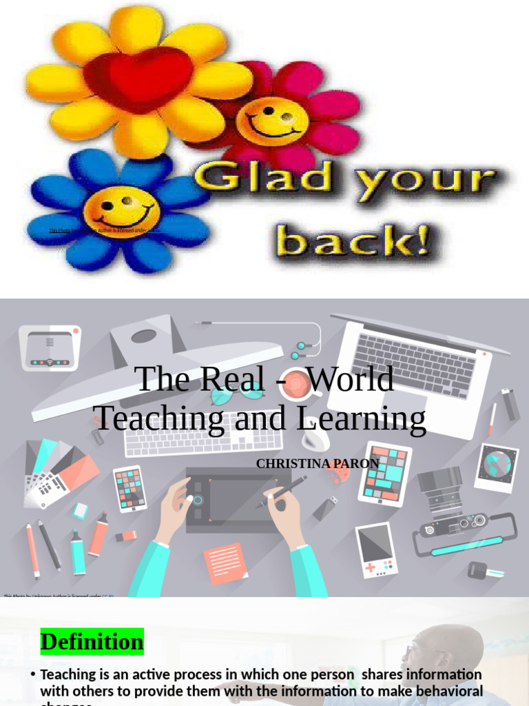 Real World Learning Presentation | PDF | Learning | Project Based Learning