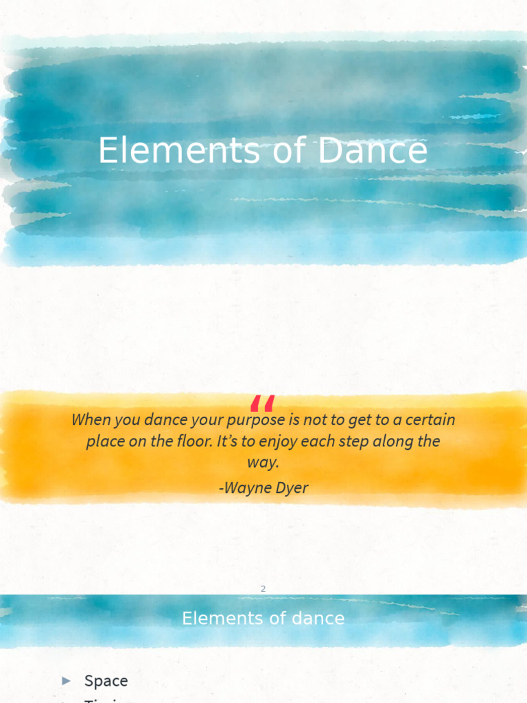 Core 153 Elements of Dance | PDF | Dances | Rhythm