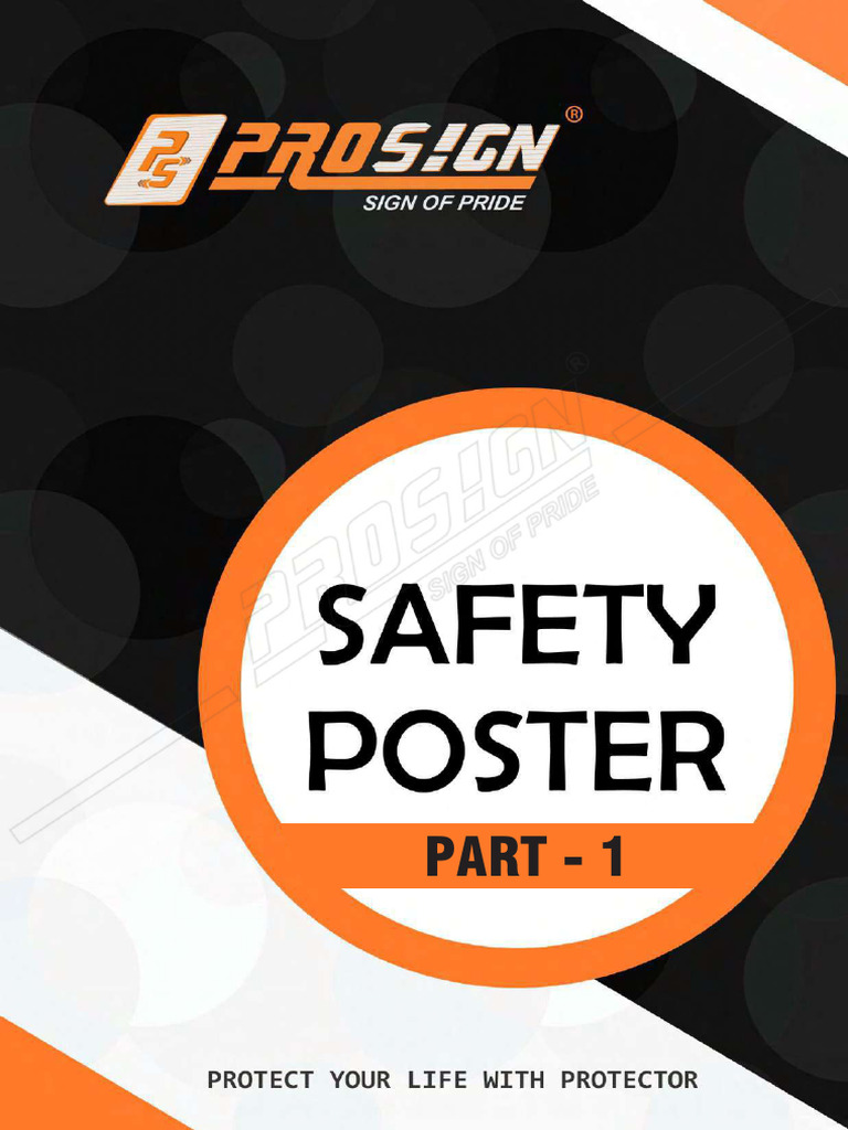 Safety Poster Catalogue 2024 Prosign Part 1 | PDF