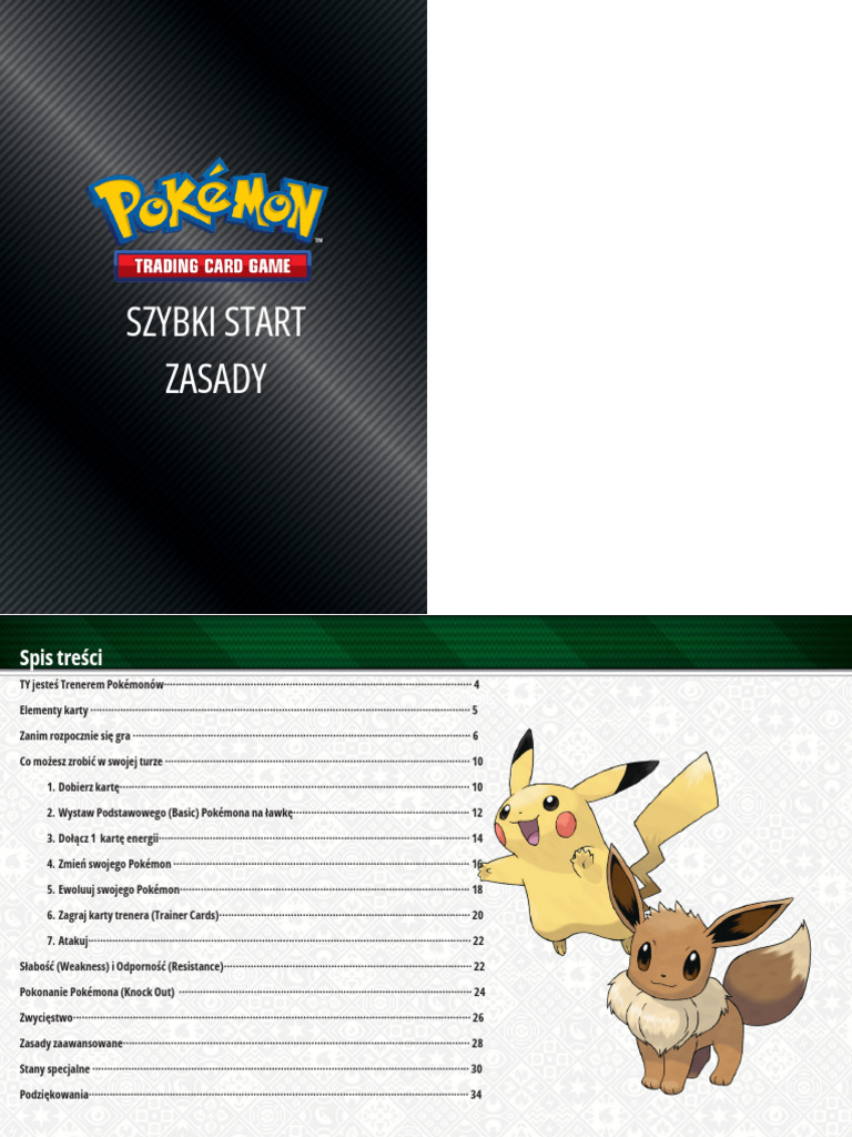 Zasady Gry Karcianej Pokemon TCG | PDF