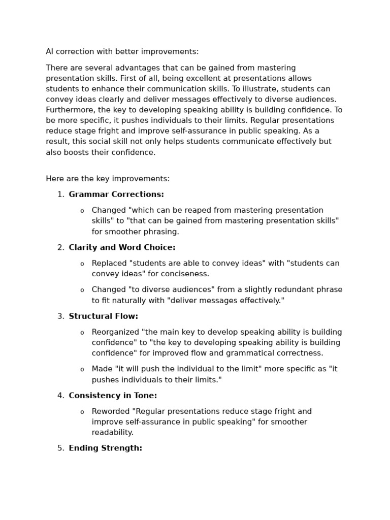 AI Correction | PDF | Career & Growth | Self-Improvement