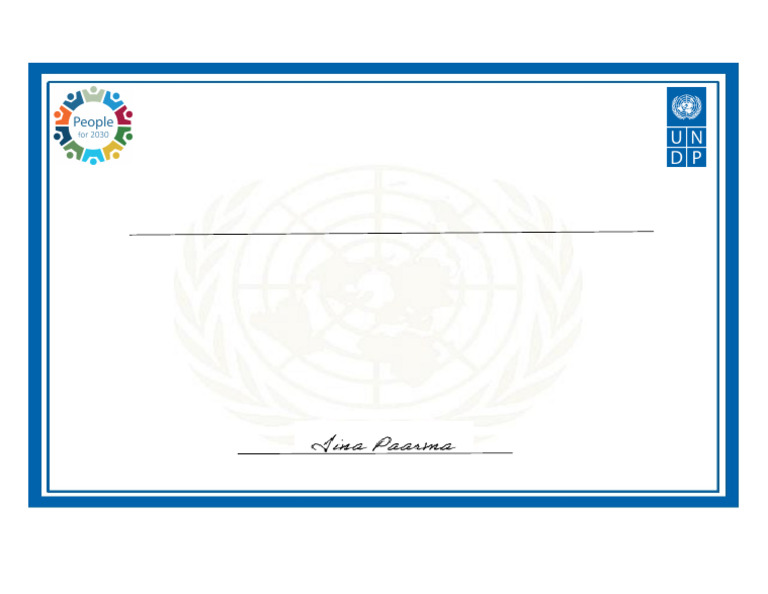 CourseCompletionCertificateReport - UN Certificate Template | PDF ...