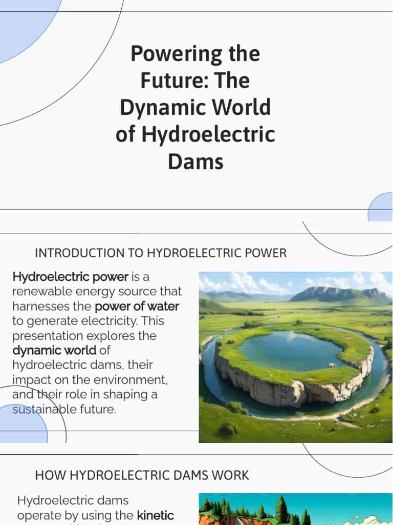 Slidesgo Powering The Future The Dynamic World of Hydroelectric Dams 20241025125636HezL | PDF ...