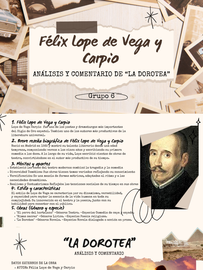 Análisis de "La Dorotea" de Lope | PDF | Teatro | Novelas
