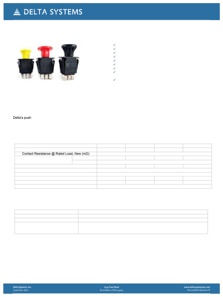 Push Pull Switches | PDF | Switch | Electrical Engineering