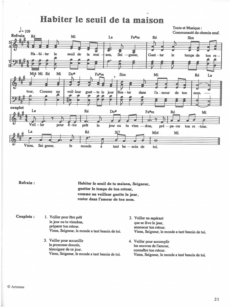 Habiter Le Seuil de Ta Maison | PDF