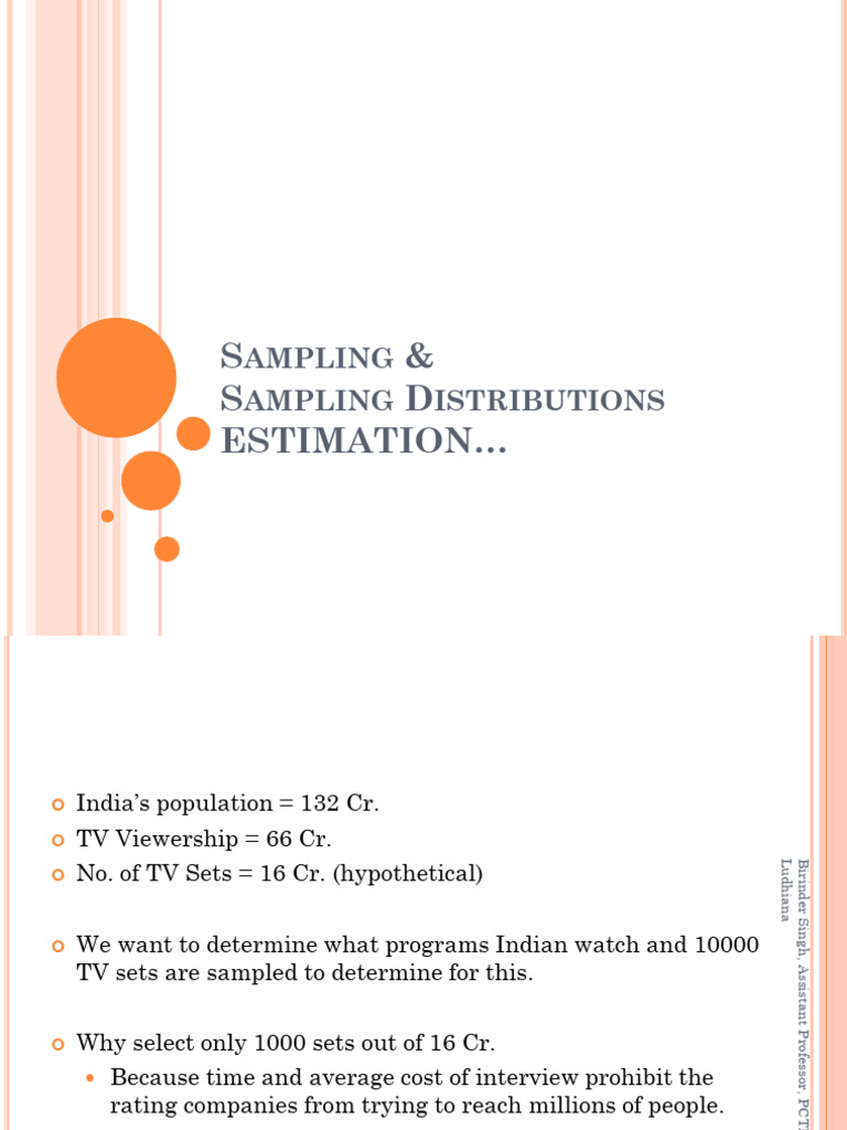Unit-3 Chapter-5 Sampling and Sampling Distributions | PDF | Standard Error | Sampling (Statistics)