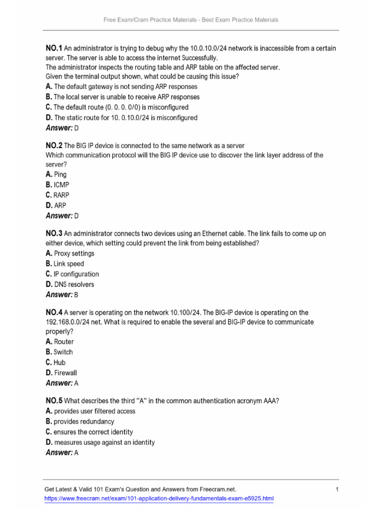 Atest 101 | PDF