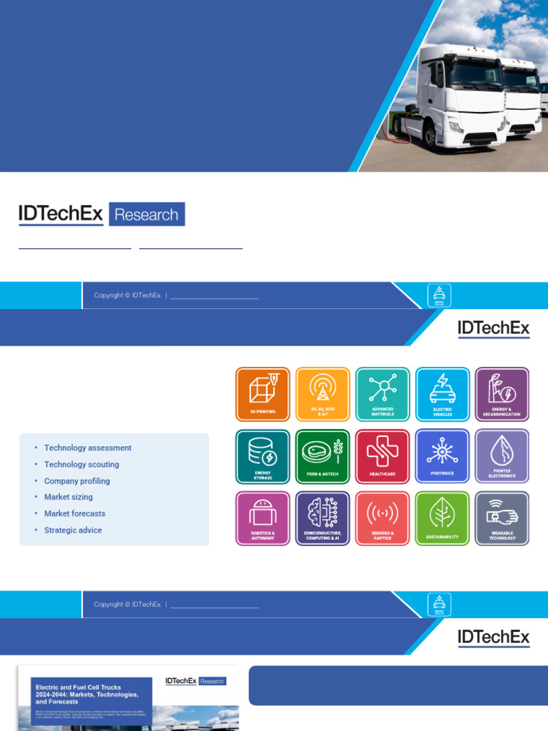 IDTechEx Samplepages ...