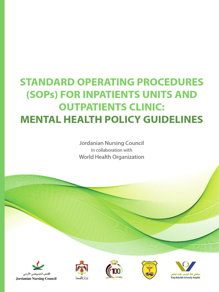 Mental Health SOPs for Healthcare Staff | PDF | Psychiatry | Patient