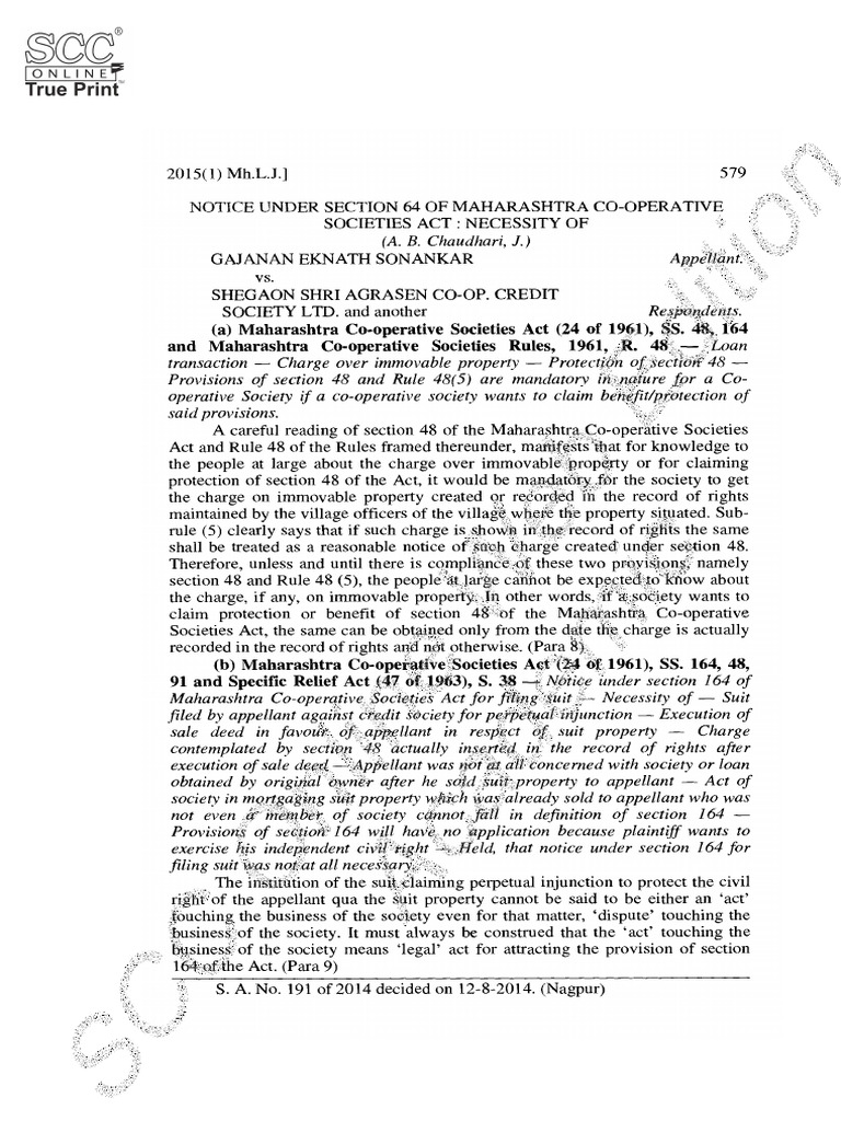 TP 2015 1 Mah LJ 579 587 | PDF