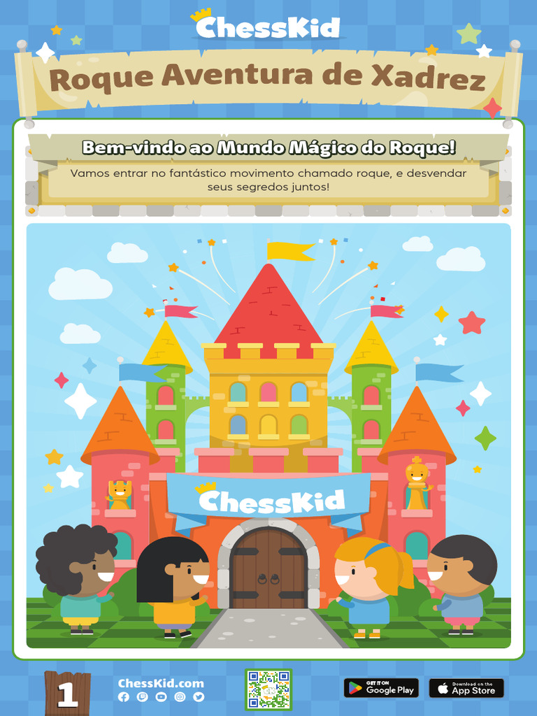 Roque, Uma Aventura de Xadrez, CHESSKID | PDF | Xadrez | Jogos de ...