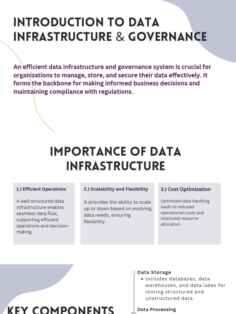 Introduction To Data Infrastructure & Governance | PDF | Governance ...