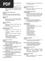 DOLE OSH Checklist With Standards | PDF