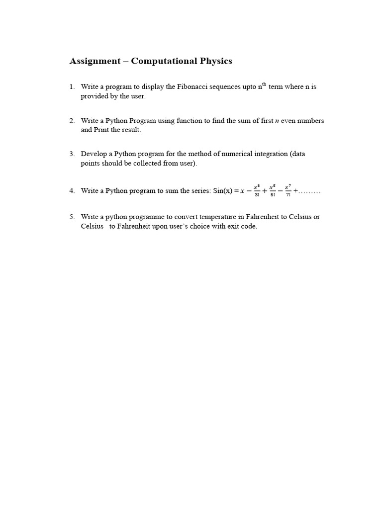 ASsignment BSC Physics | PDF | Teaching Methods & Materials | Computers