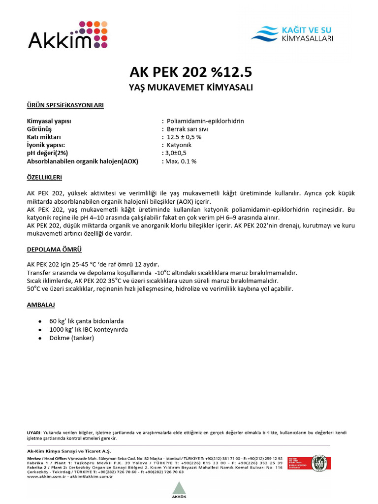 Ak Pek 202 .5 PDS | PDF