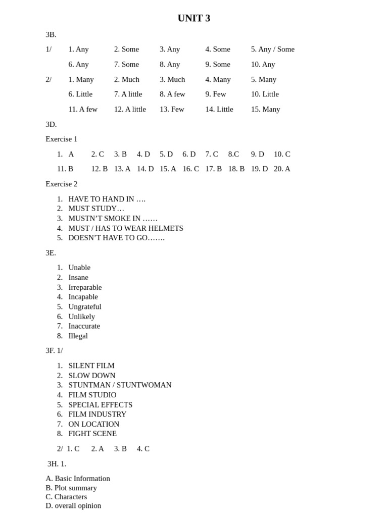 Dap An Unit 3 4 Vy | PDF | Science & Mathematics