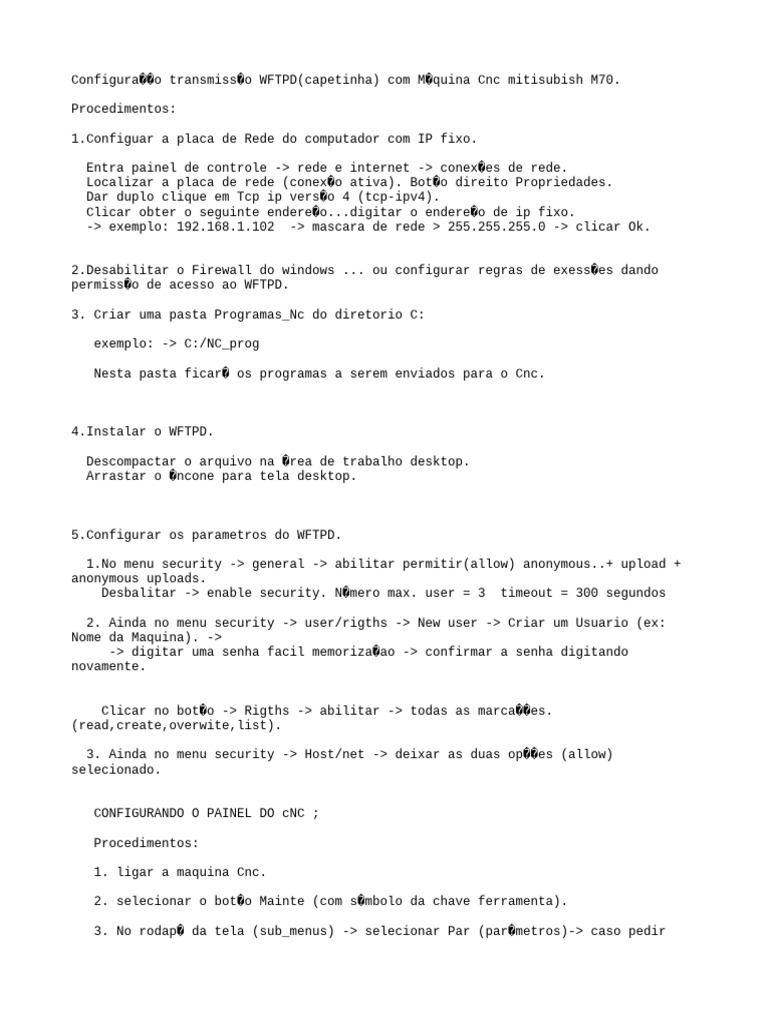Procedimento Transm Resumido Pdf Informática Redes De Computadores