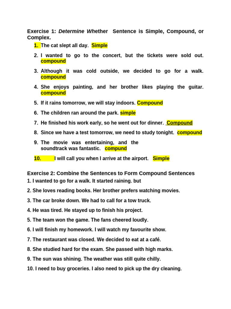 Exercise 1 | PDF | Language Arts & Discipline | Foreign Language Studies