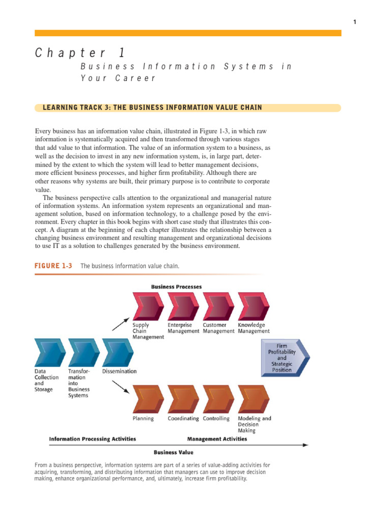 Ess9 - CH01 - LT3 Business Information Value Chain | PDF | Information ...