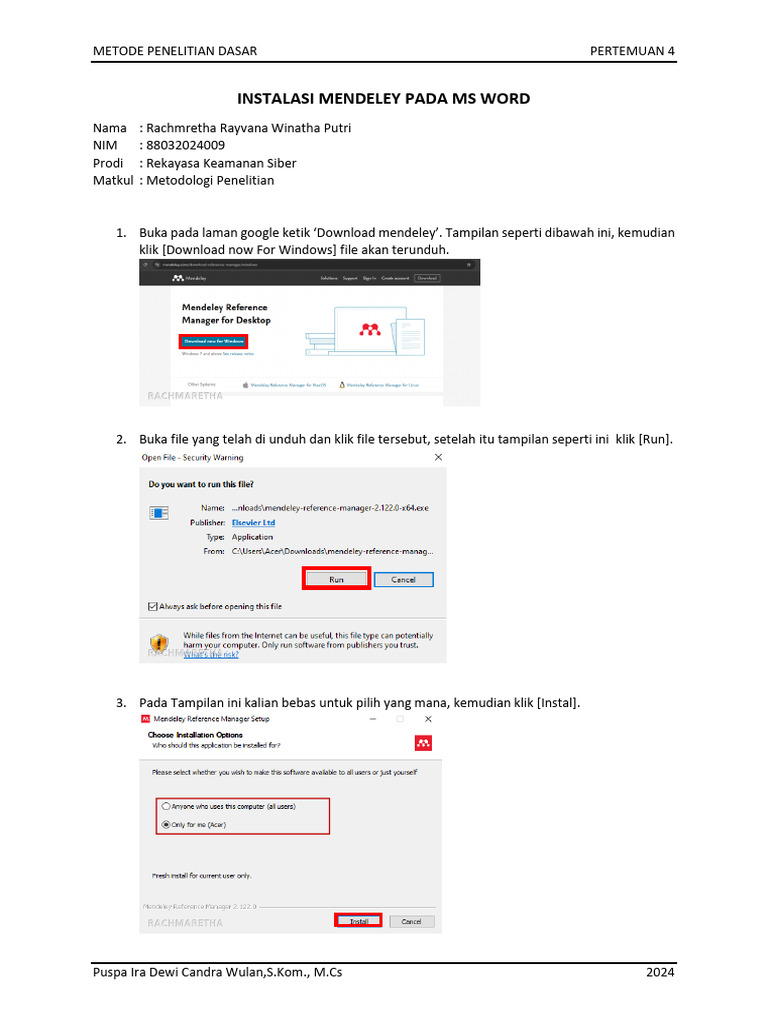 Tutorial Pembuatan Mendelay | PDF
